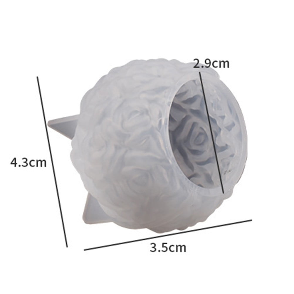 JINGT Styling silicone template scented candle making flower ball ...