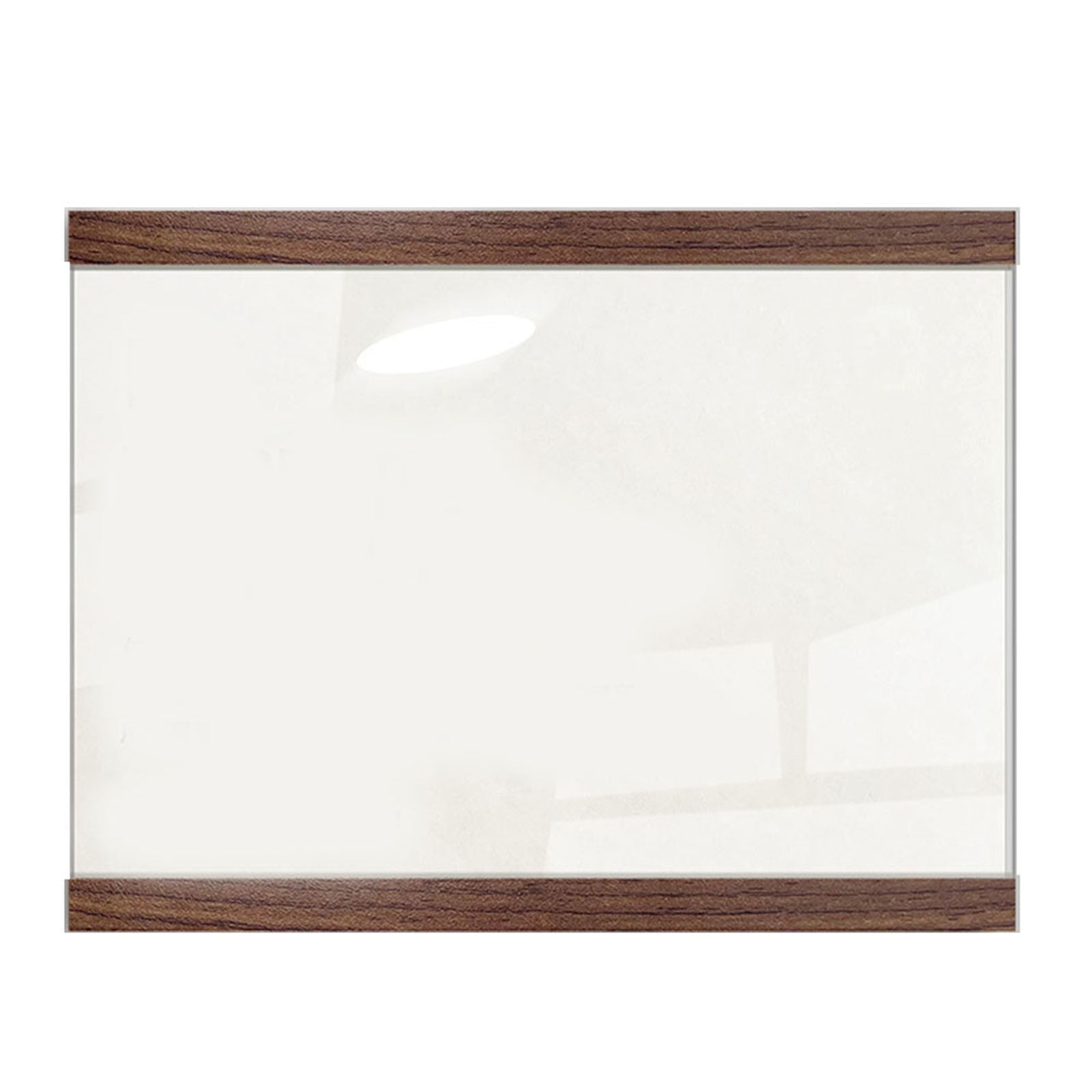 JINGT Transparent Wooden Acrylic Photo Frame Magnetic Poster Display ...