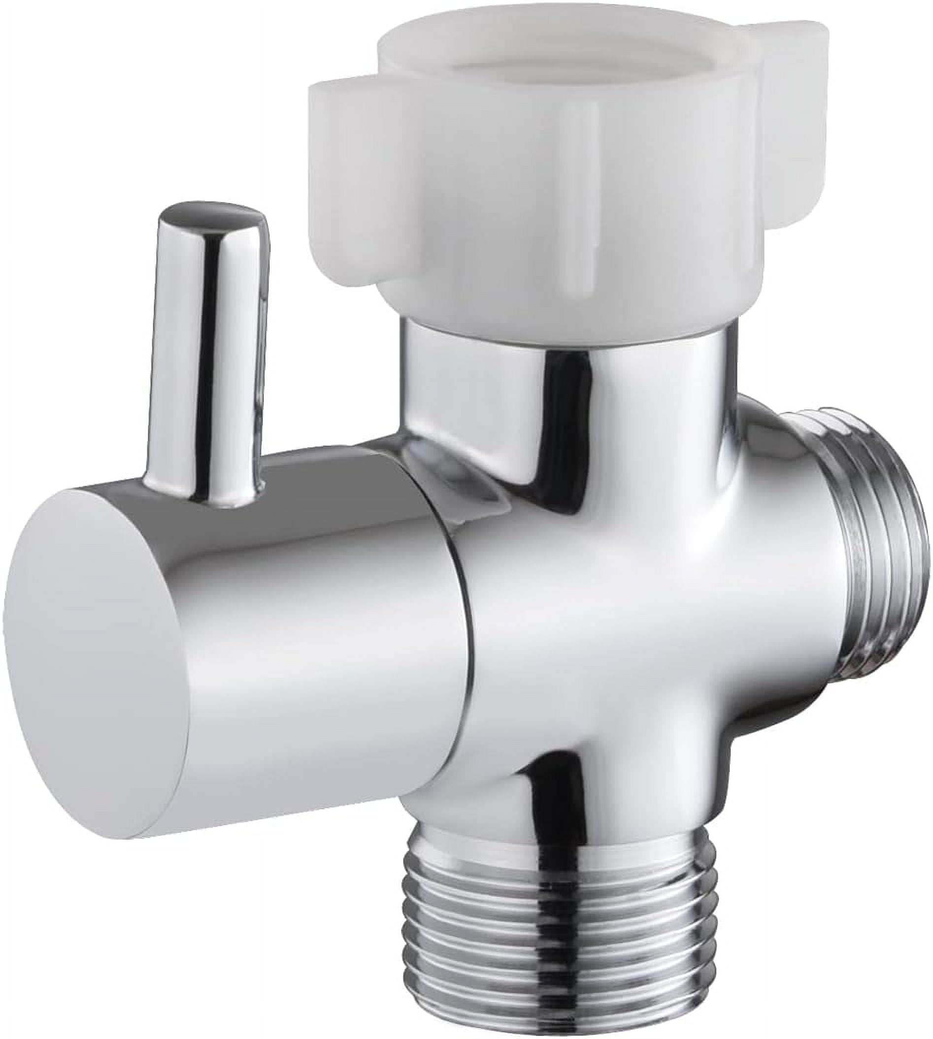 JINGYANG Brass Bidet T Adapter with Shut off Valve,Metal T Valve for ...