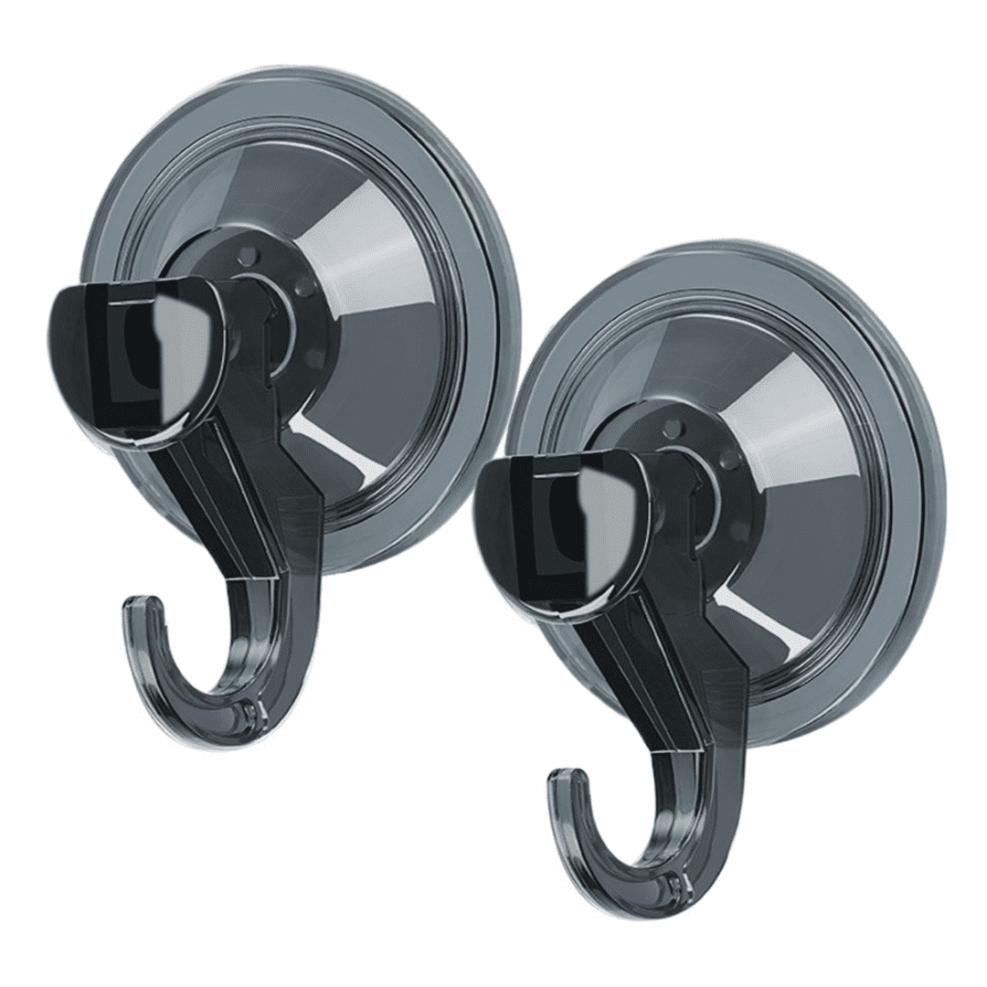 JINGYANG Suction cup hook, small gray heavy-duty vacuum cup with hook ...