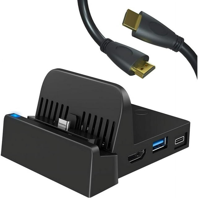 JINGYANG TV Dock Station for Nintendo Switch with HDMI Cable, Portable ...