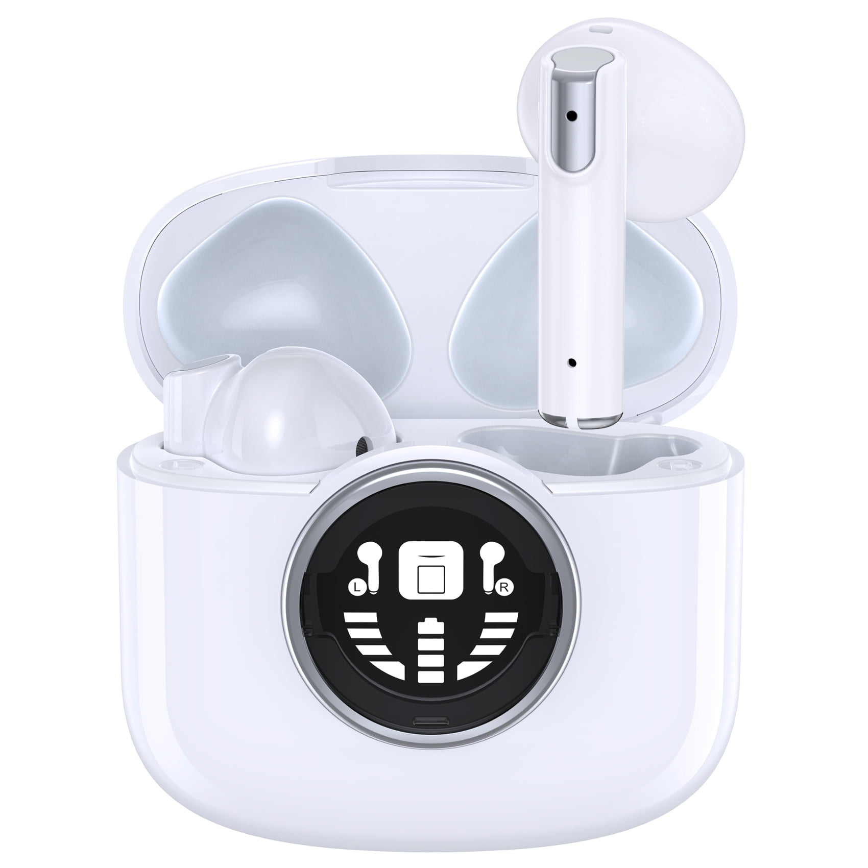 JINGYANG True Wireless Earbuds, IPX5 Waterproof in-Ear Earbuds with Mic ...