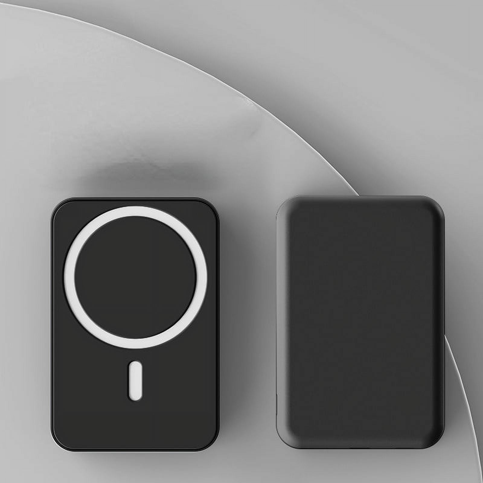 JINGYANG 5000mAh Magnetic Charger, Wireless Fast Charging USB-C Power Bank for iPhone 14/13/12 ...