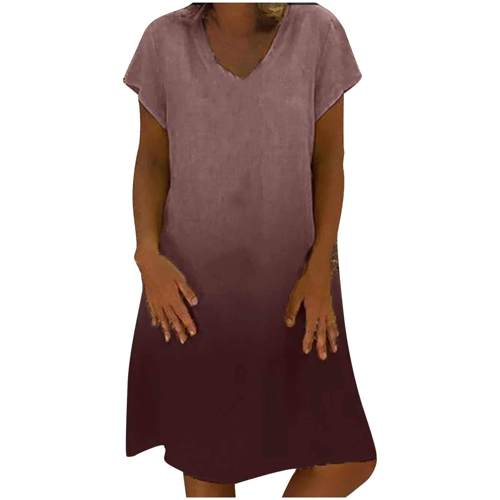 JINMGG 2026 Summer Dresses under $10.00 Women Summer Casual O-Neck ...