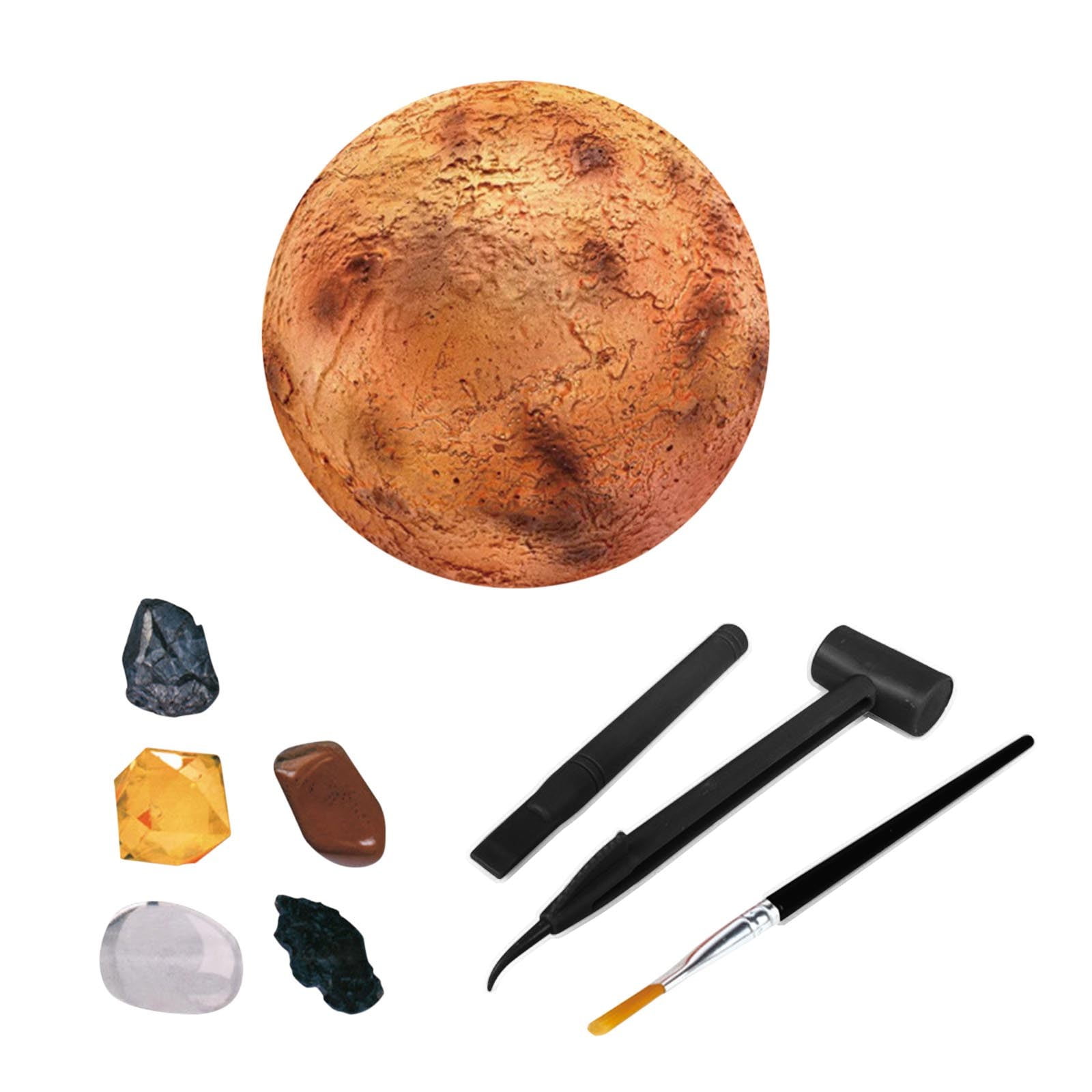 JINMIC Gemstone Dig Kit Dig It Up Real Gems and Crystals with Mining ...