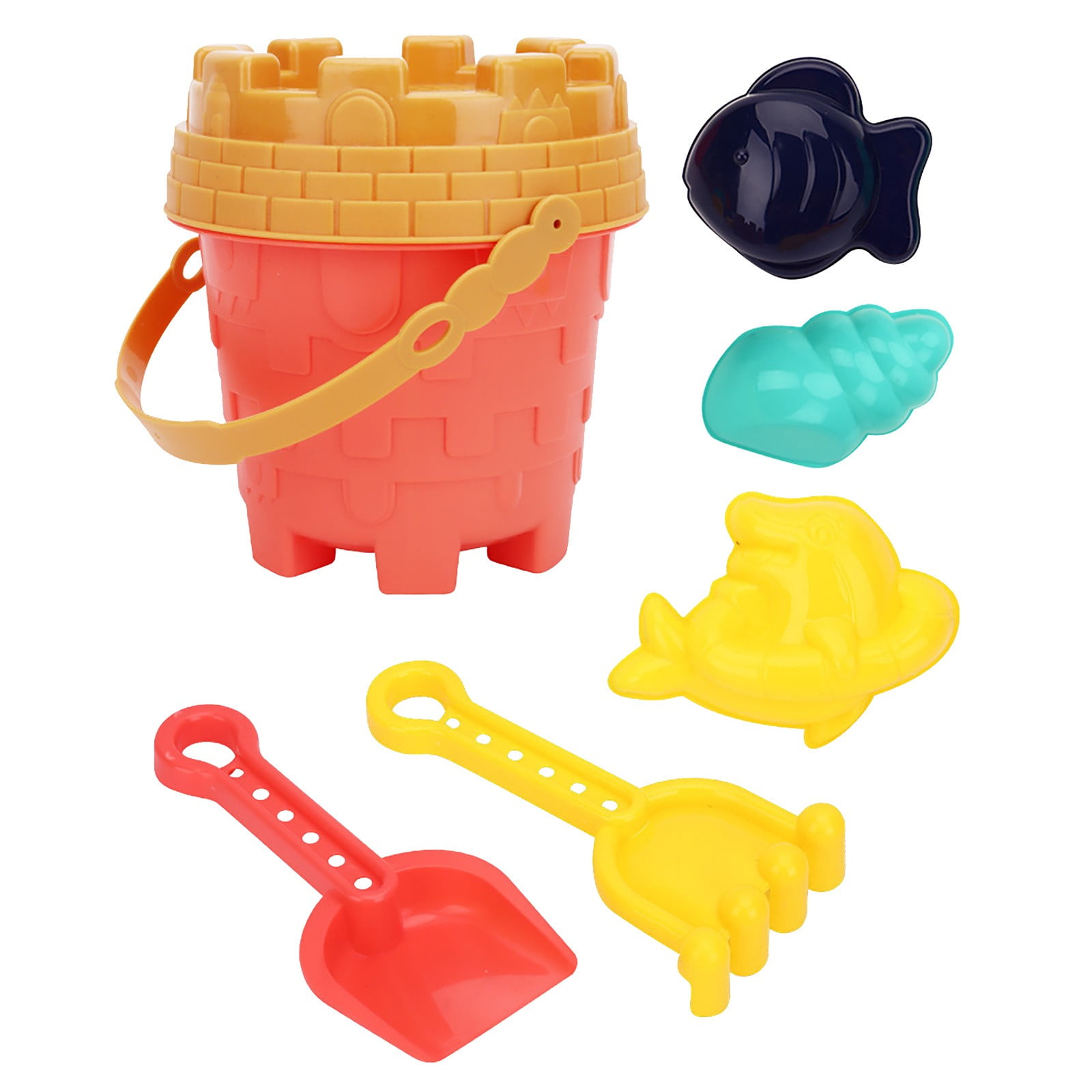 JINMIC Kids Foldable Buckets with Sand Water Bucket Sandbox Square ...