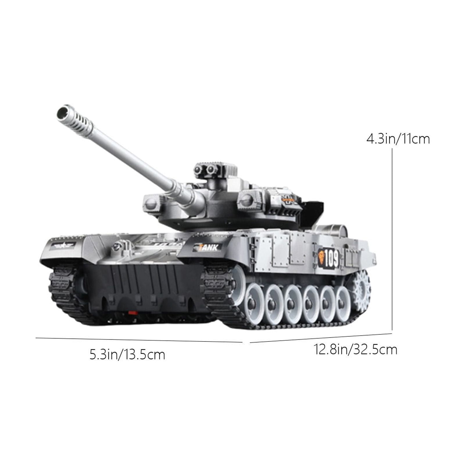 JINMIC RC Battle Tank Set Scale Remote Control Fighting Tanks, Radio ...