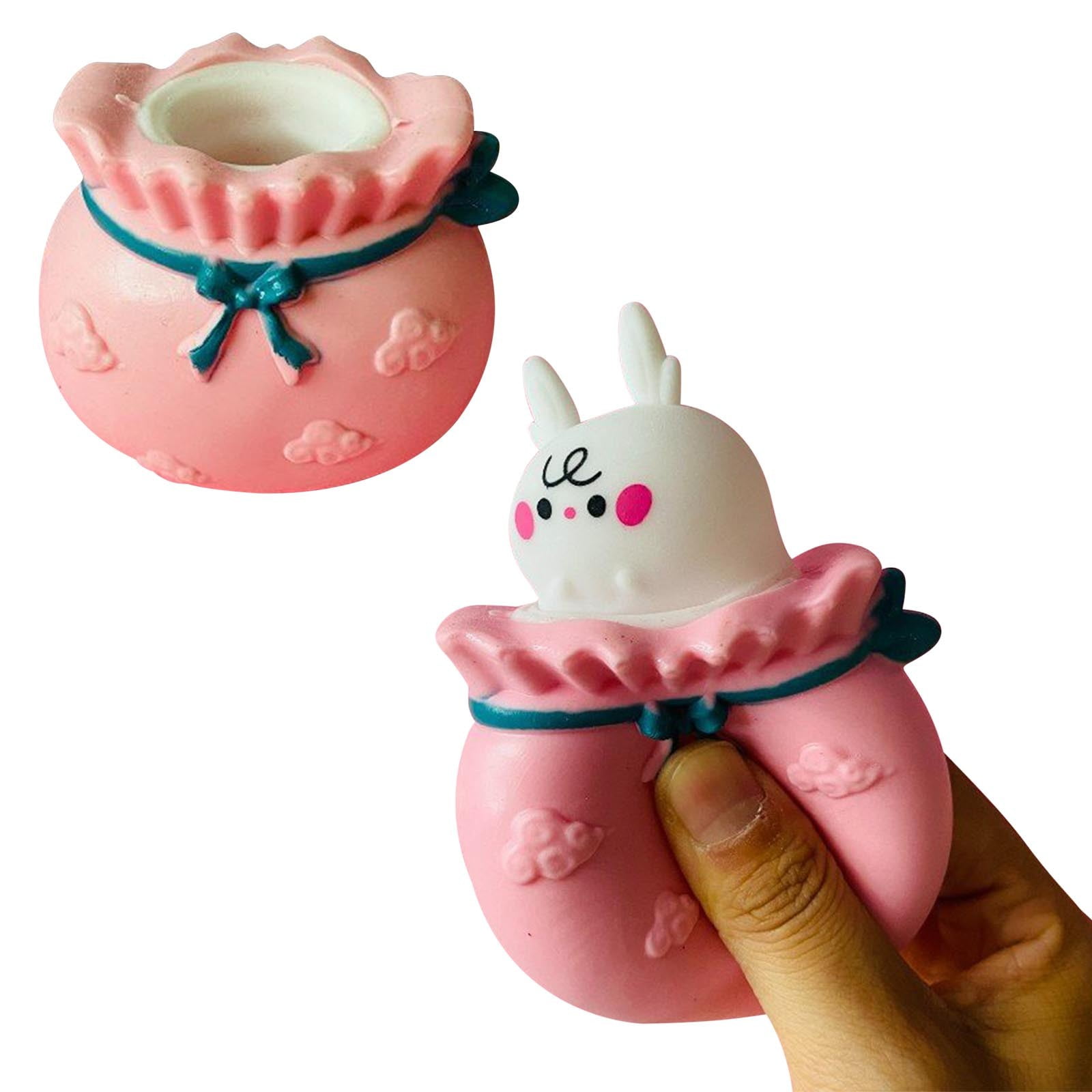 JINMIC Squishy Sensory Squeeze Stress Pop Up Rabbit Panda Toys Stress ...