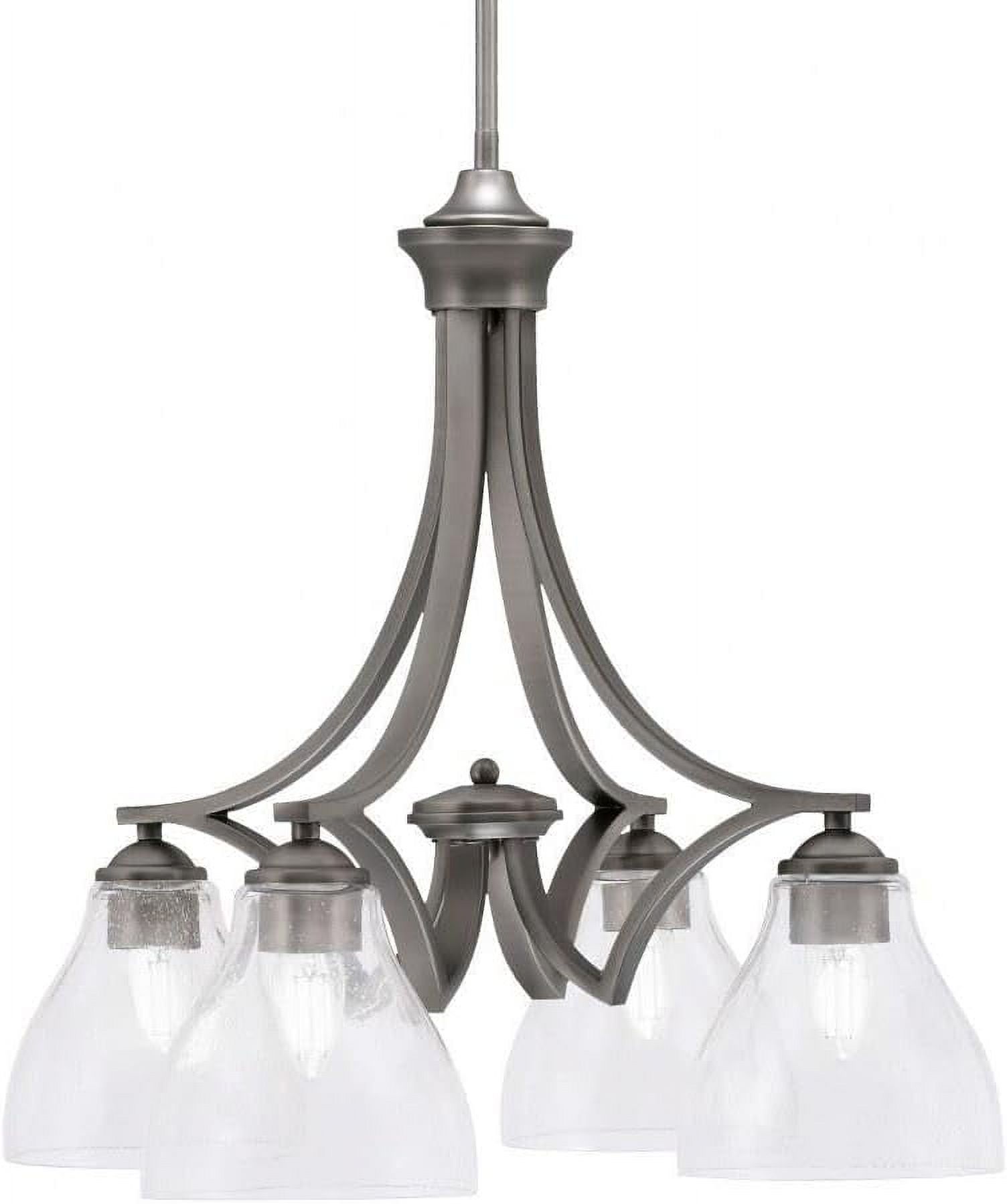 JINMING 568-GP-4760 Zilo - 4 Light Downlight Chandelier-20.75 Inches ...