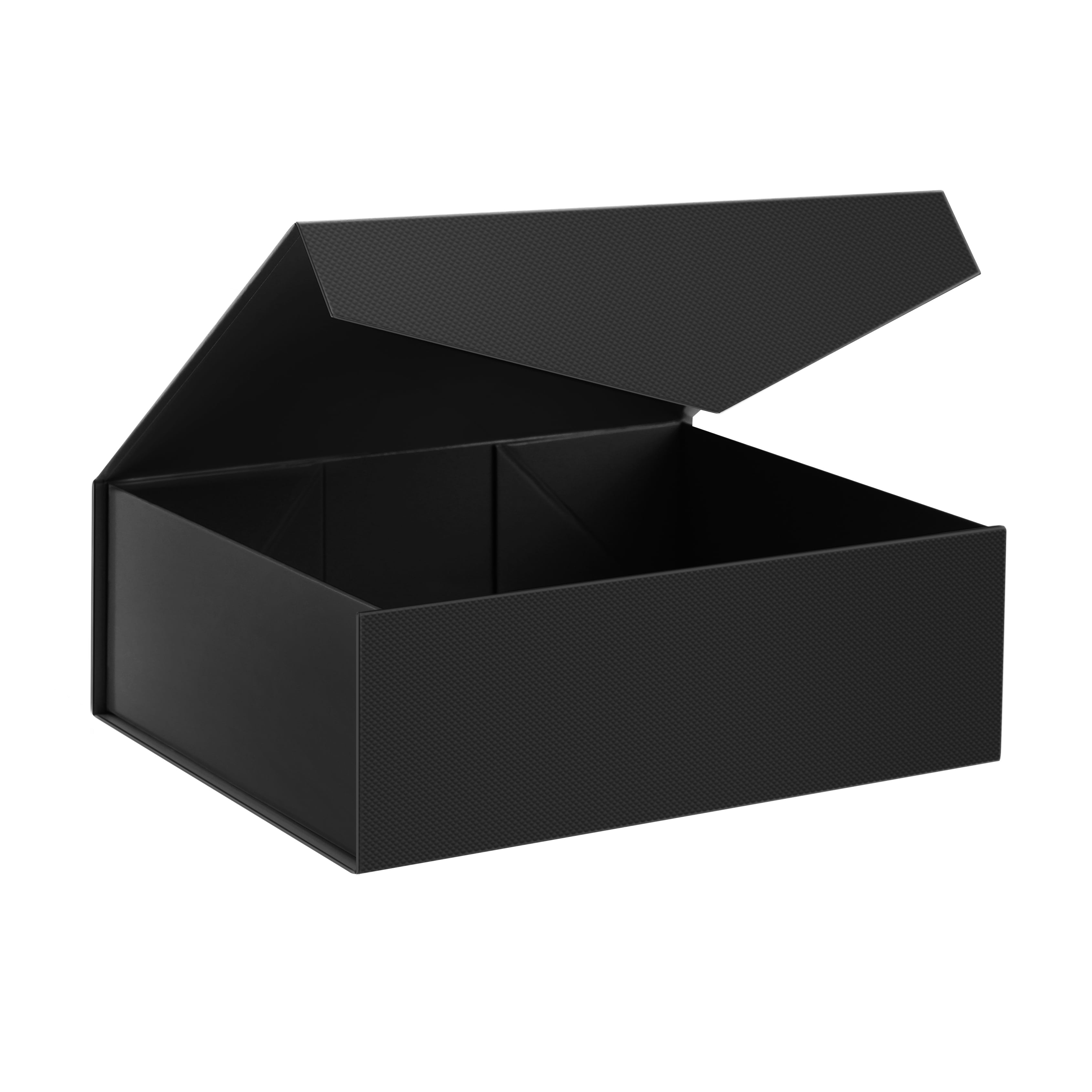 JINMING Black Gift Box with Magnetic Lid for Gift Packaging, 11.5x8.1x3.8 inches(Matte Black ...