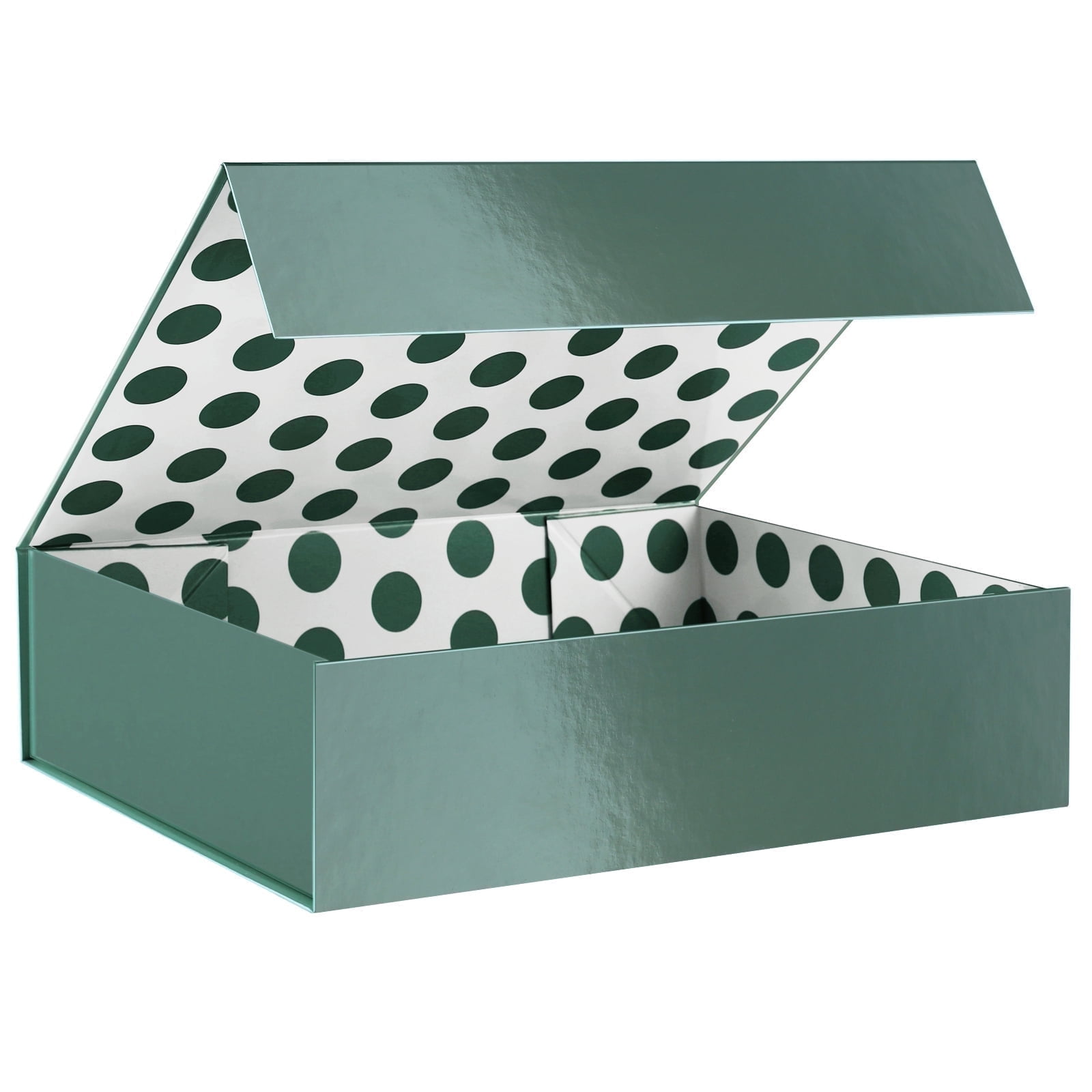 JINMING Gift Box for Fathers Day 13x9.7x3.4 Inches, Large Green Gift ...