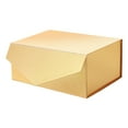 JINMING Gold Gift Box with Lid, Bridesmaid Proposal Box for Gift ...