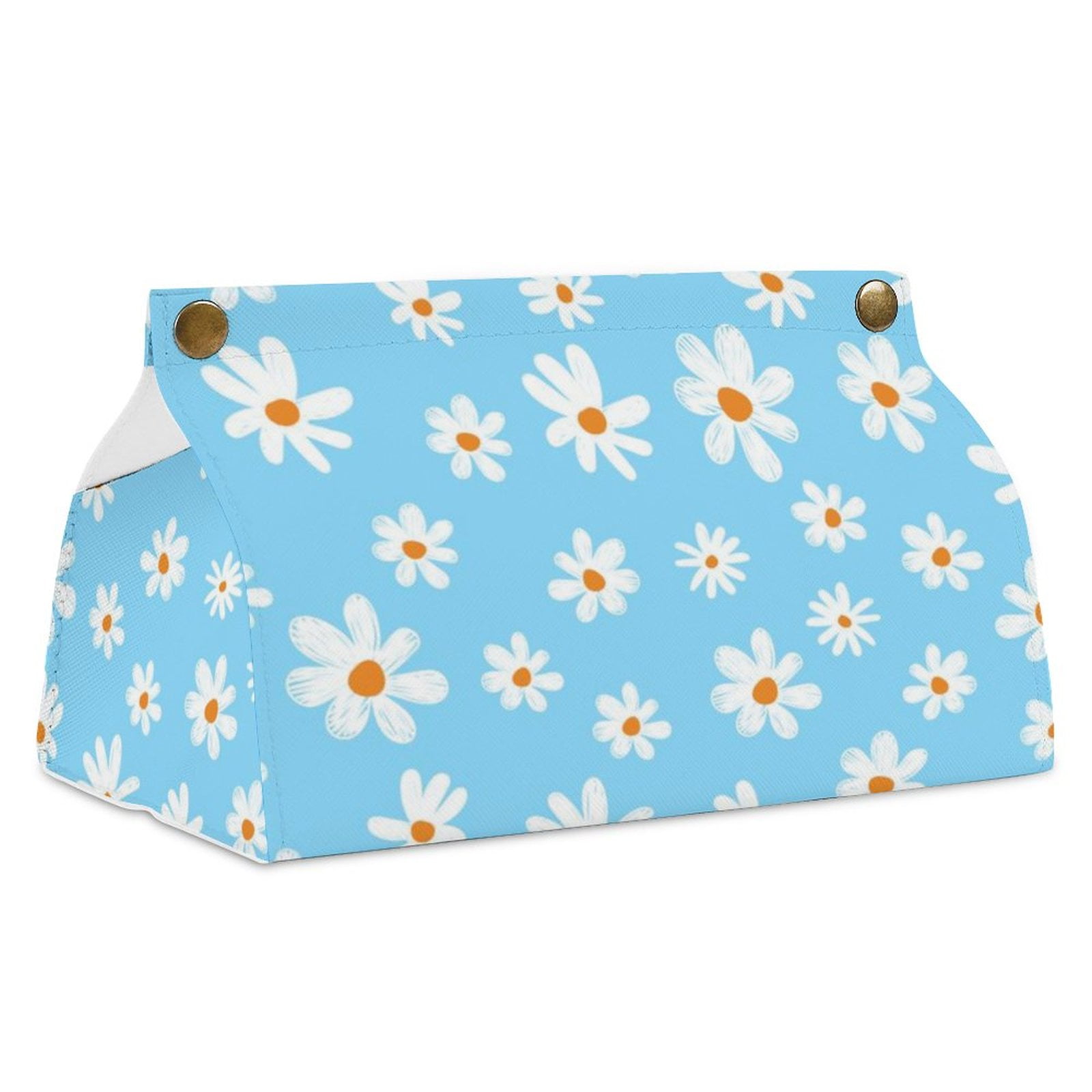 JINMUZAO Daisy Tissue Box Cover Tissues Cube Box Holder Decorative for ...