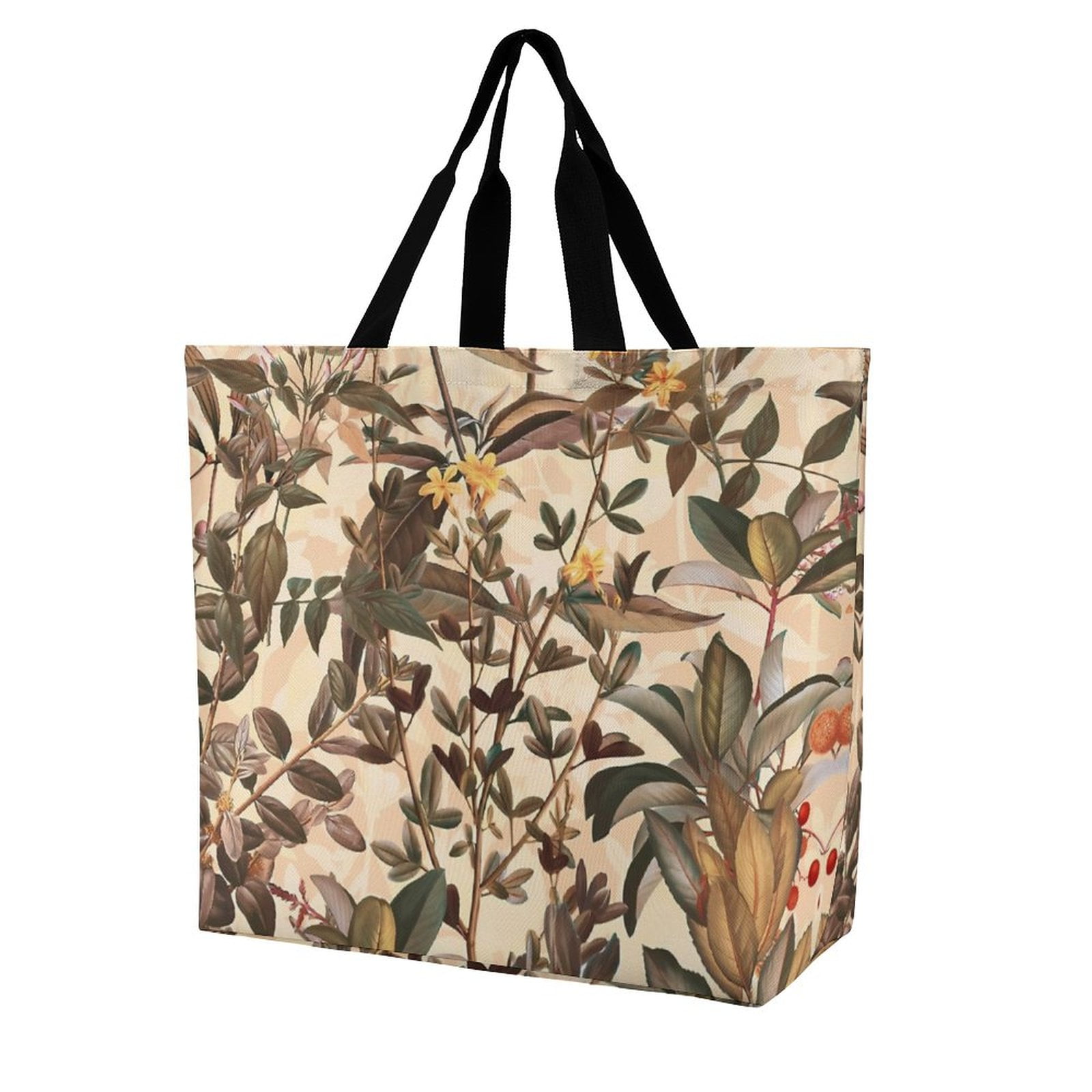 JINMUZAO Floral Beach Bags for Women Extra Large Beach Tote Sandproof ...