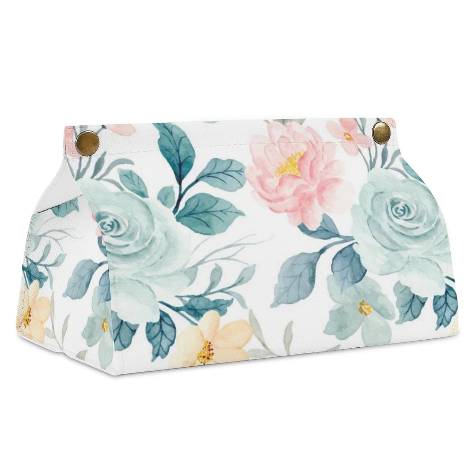 JINMUZAO Floral Tissue Box Cover Facial Paper Holder - Accessories for ...