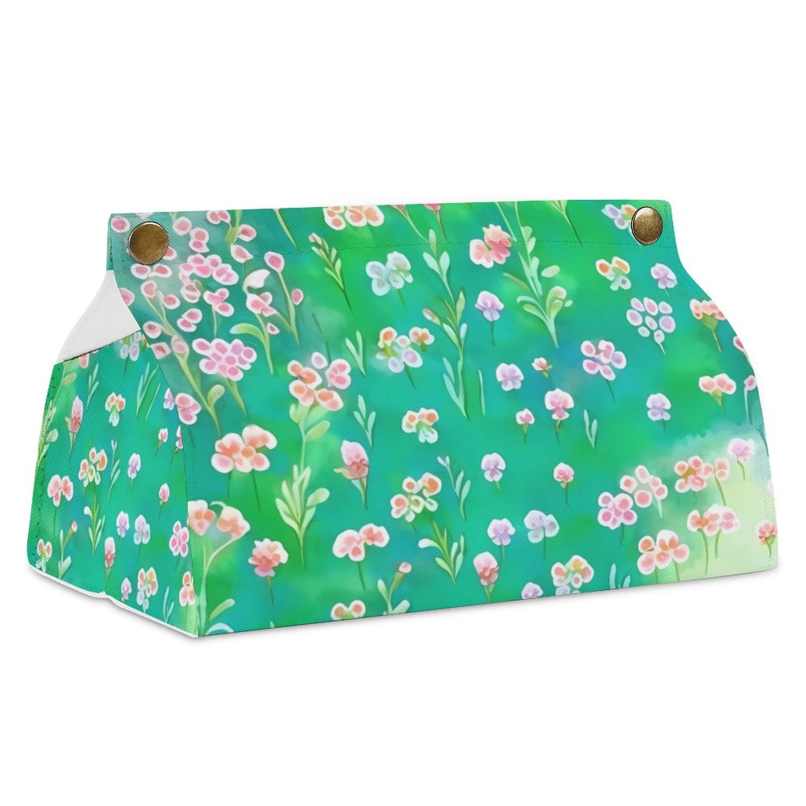 JINMUZAO Floral Tissue Box Cover Tissues Cube Box Holder Decorative for ...