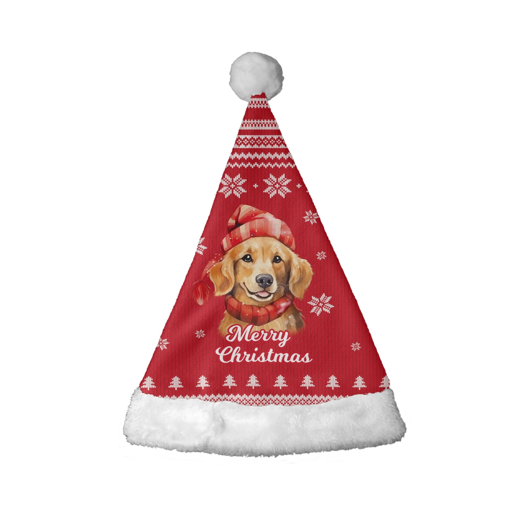 JINMUZAO Santa Hat Christmas Beanie Hat Xmas Party Hat Red Xmas Hat Cap ...