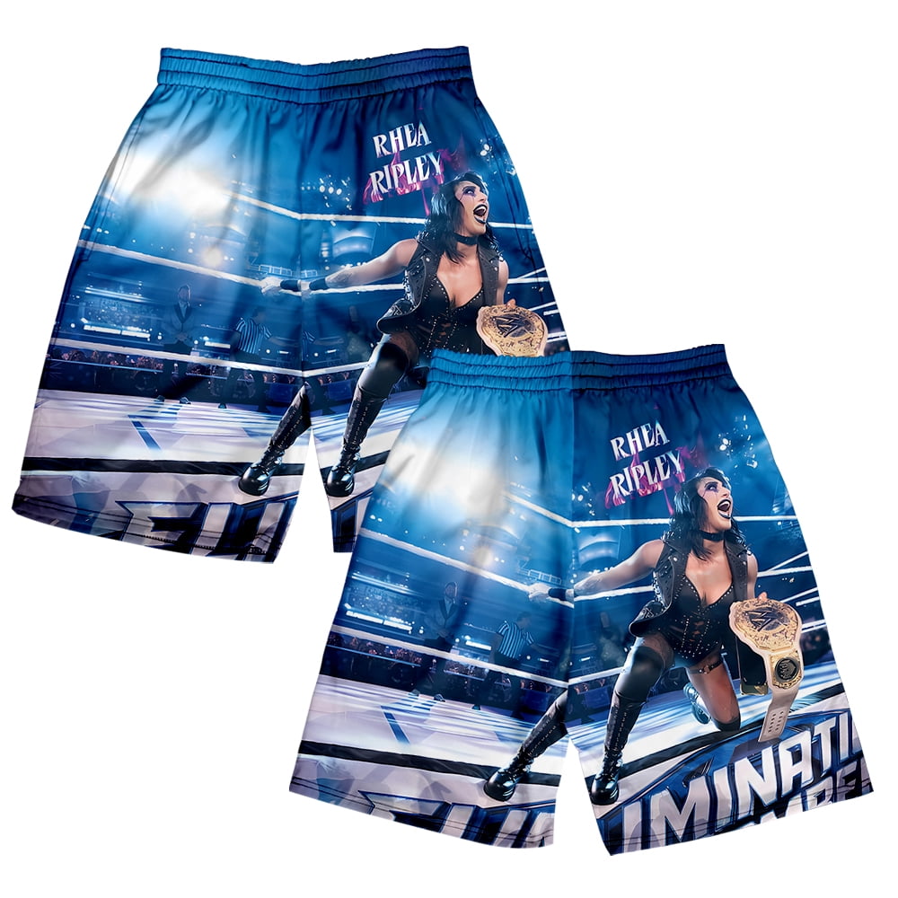 JINQUANRUN Rhea Ripley Casual Shorts Beach Pants Loose Fitting Sporty ...