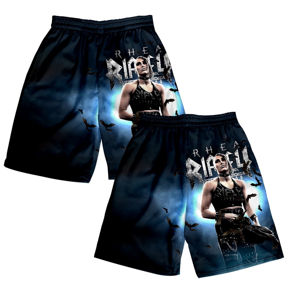 JINQUANRUN Rhea Ripley Casual Shorts Beach Pants Loose Fitting Sporty ...