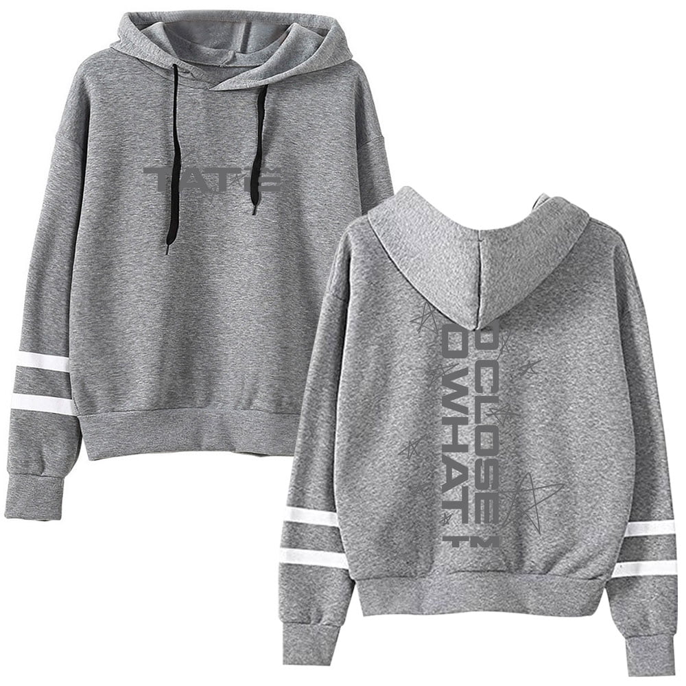 JINQUANRUN Tate Mcrae SC2W Stars Pullover Hoodie Unisex Long Sleeve ...