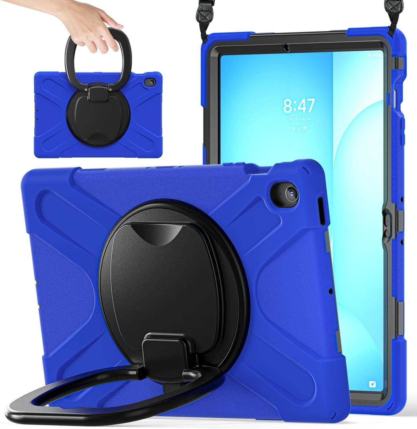 JINRAN Case for Samsung Galaxy Tab S10 FE+ Plus 13.1 Inch 2025 Model ...