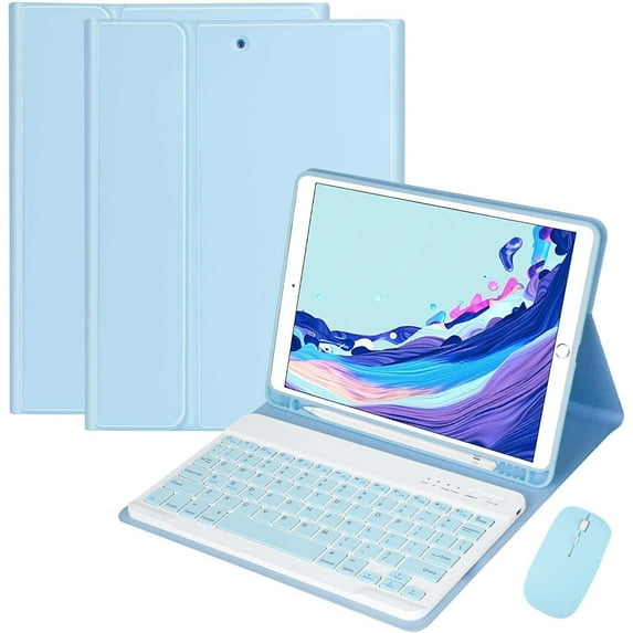 JINRAN Galaxy Tab S8/Tab S7 Case with Keyboard and Mouse 11 inch ...