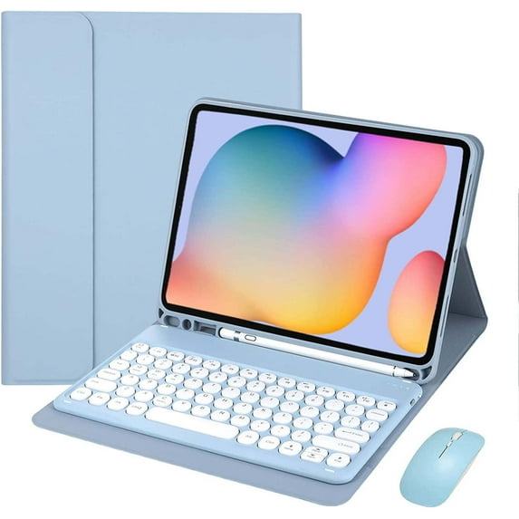 JINRAN Keyboard Case for Galaxy Tab S8 Plus/ S7 FE/ S7 Plus 12.4 inch ...