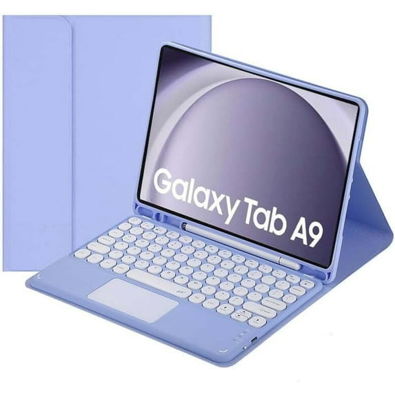JINRAN Touch Keyboard Case for Samsung Galaxy Tab A9 8.7'' 2023 (SM ...