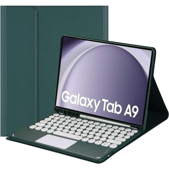 JINRAN Touch Keyboard Case for Samsung Galaxy Tab A9 8.7'' 2023 (SM ...