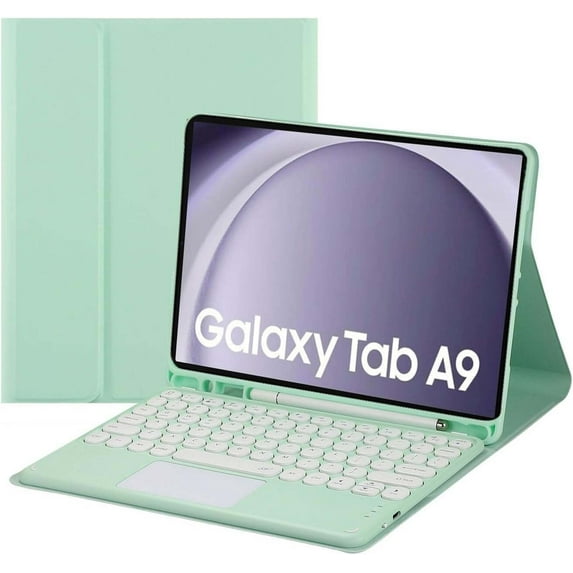 JINRAN Touch Keyboard Case for Samsung Galaxy Tab A9 8.7'' 2023 (SM ...