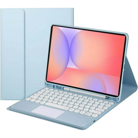 JINRAN Touch Keyboard Case for Samsung Galaxy Tab S10 Lite/ S10 FE/ S9 ...