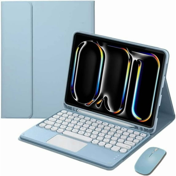 JINRAN Touch Keyboard Case for iPad Pro 11 inch (M4) 5th Generation ...