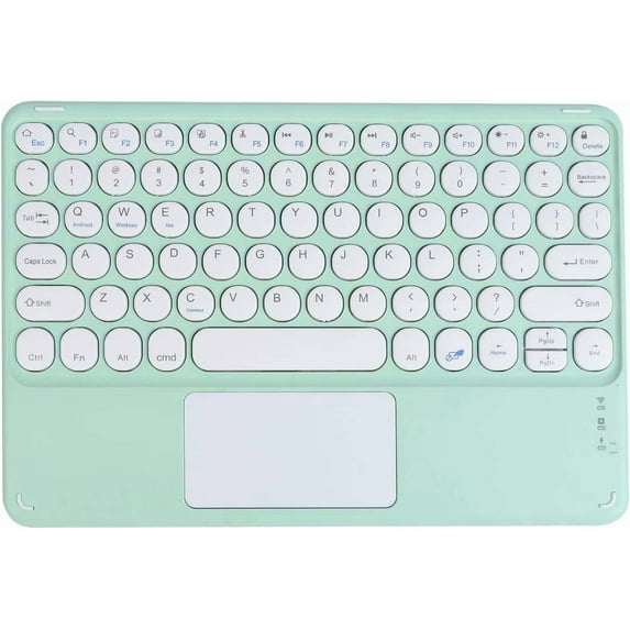 JINRAN Wireless Bluetooth Keyboard with Touchpad for ipad, Portable ...