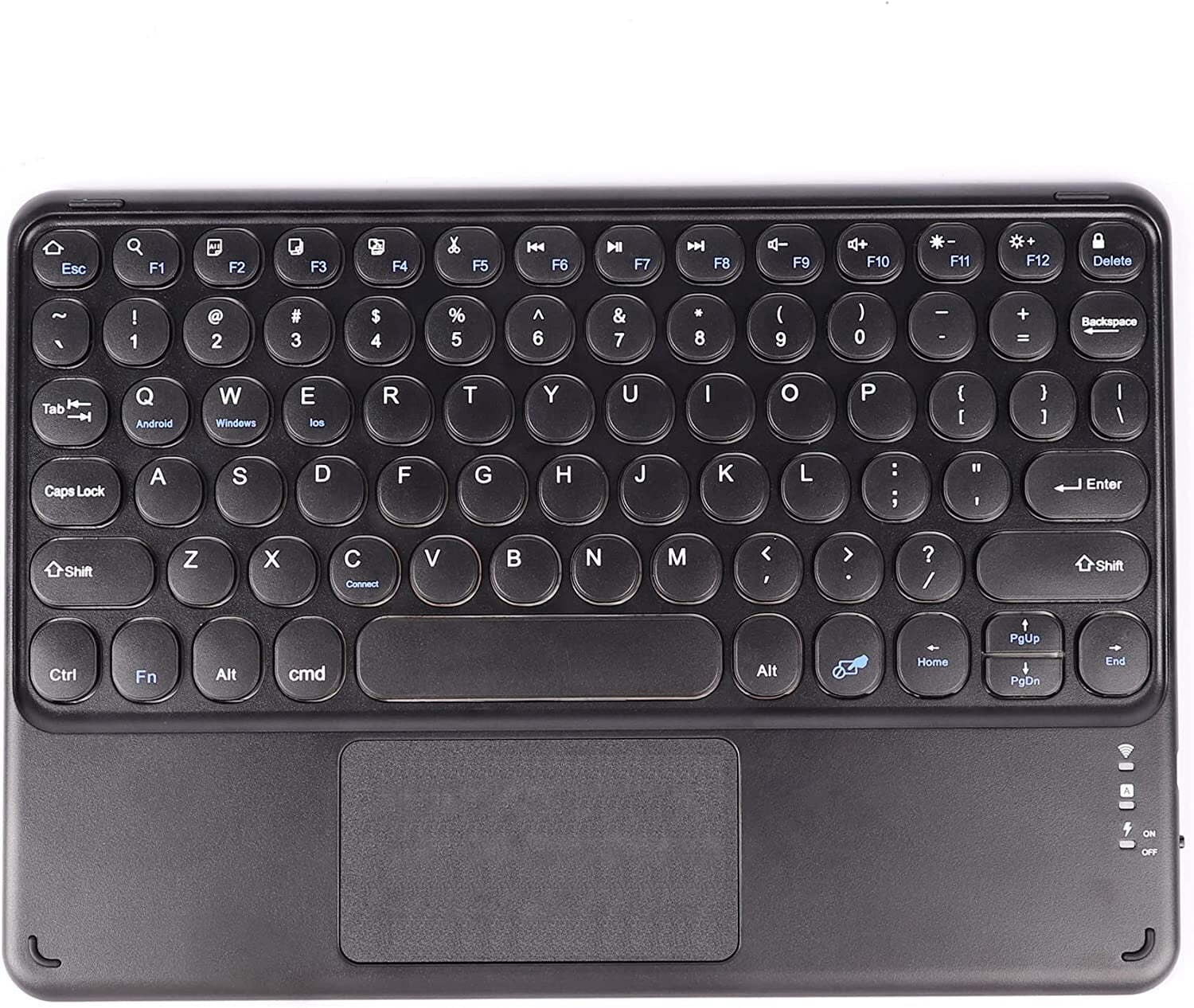 JINRAN Wireless Bluetooth Keyboard with Touchpad for ipad, Portable ...