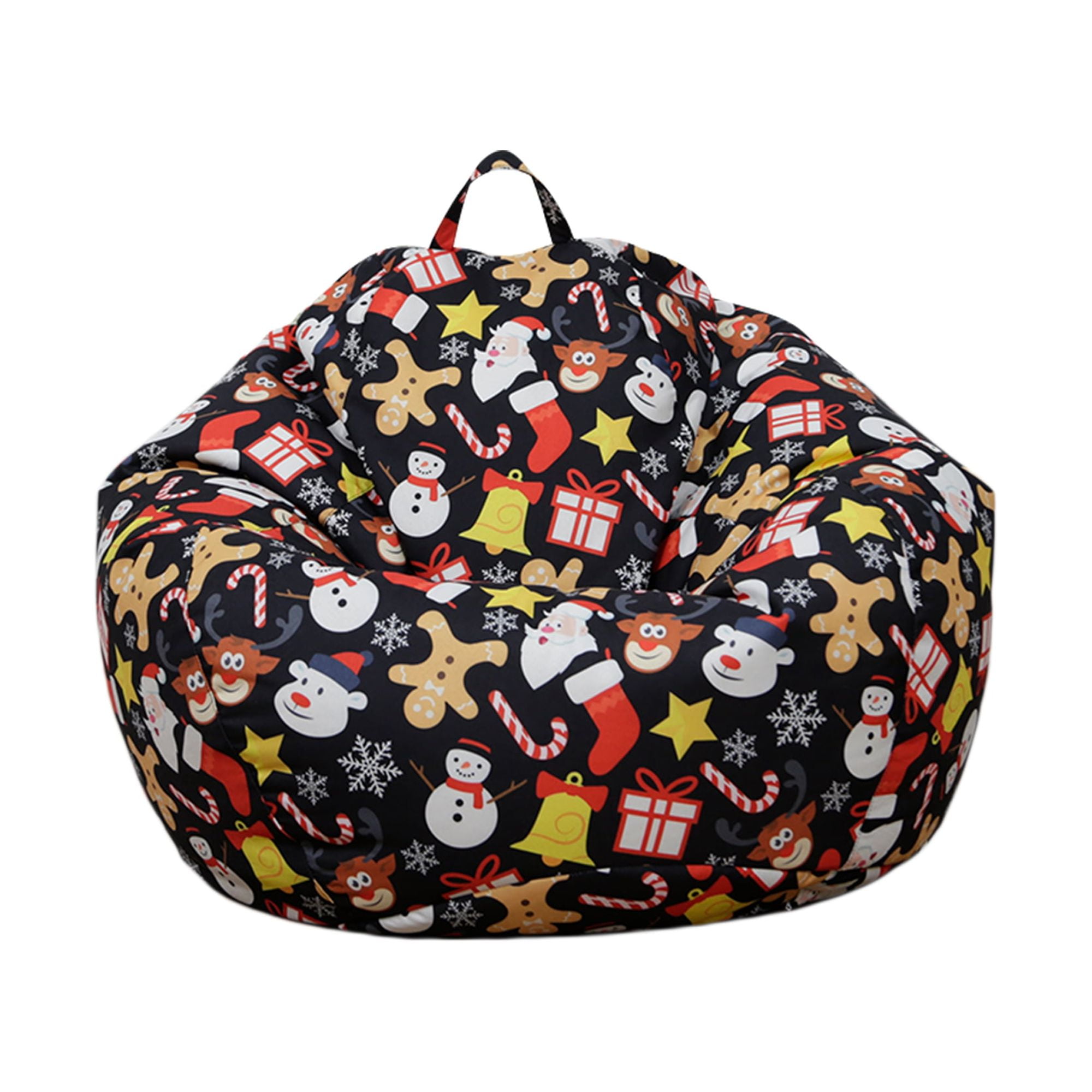 JINSIJU Honadar Christmas Bean Bag Cahir Covers, Soft Beanbag Cover No ...