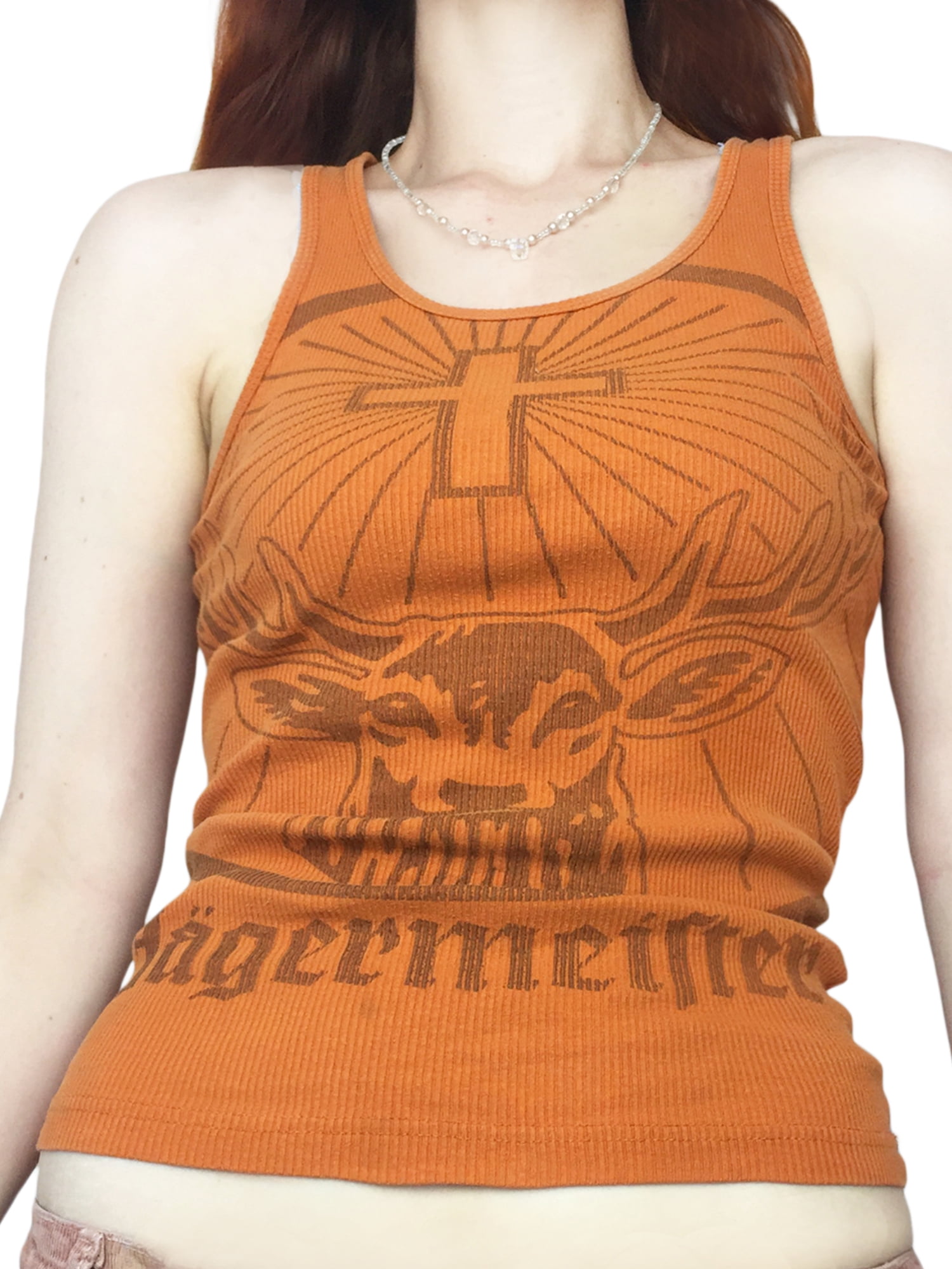 JINSIJU Women Knit Tank Top, Sleeveless Crew Neck Cow Pattern Slim Fit ...