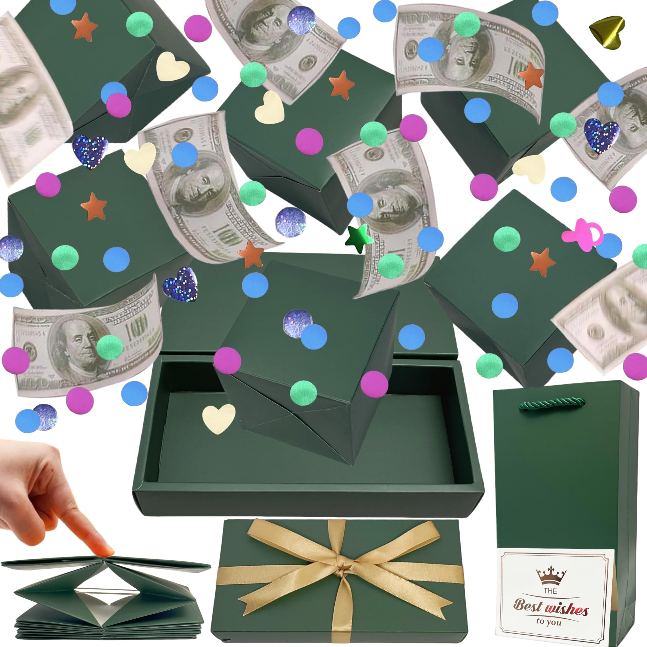JINSTABAG Surprise Gift Box BDF32 Explosion for Money, DIY Unique ...