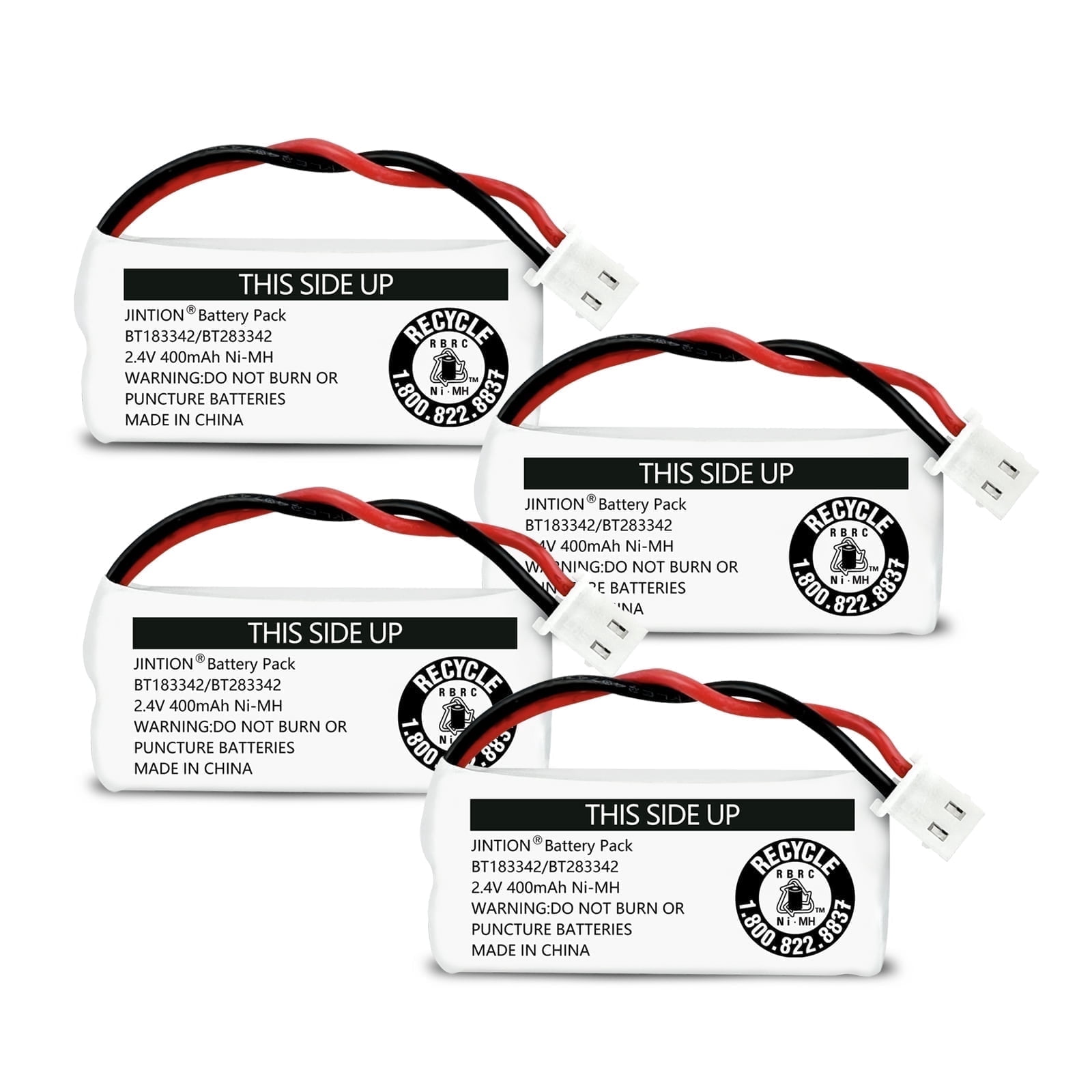 JINTION BT162342/BT262342 Cordless Phone Batteries Compatible with ...