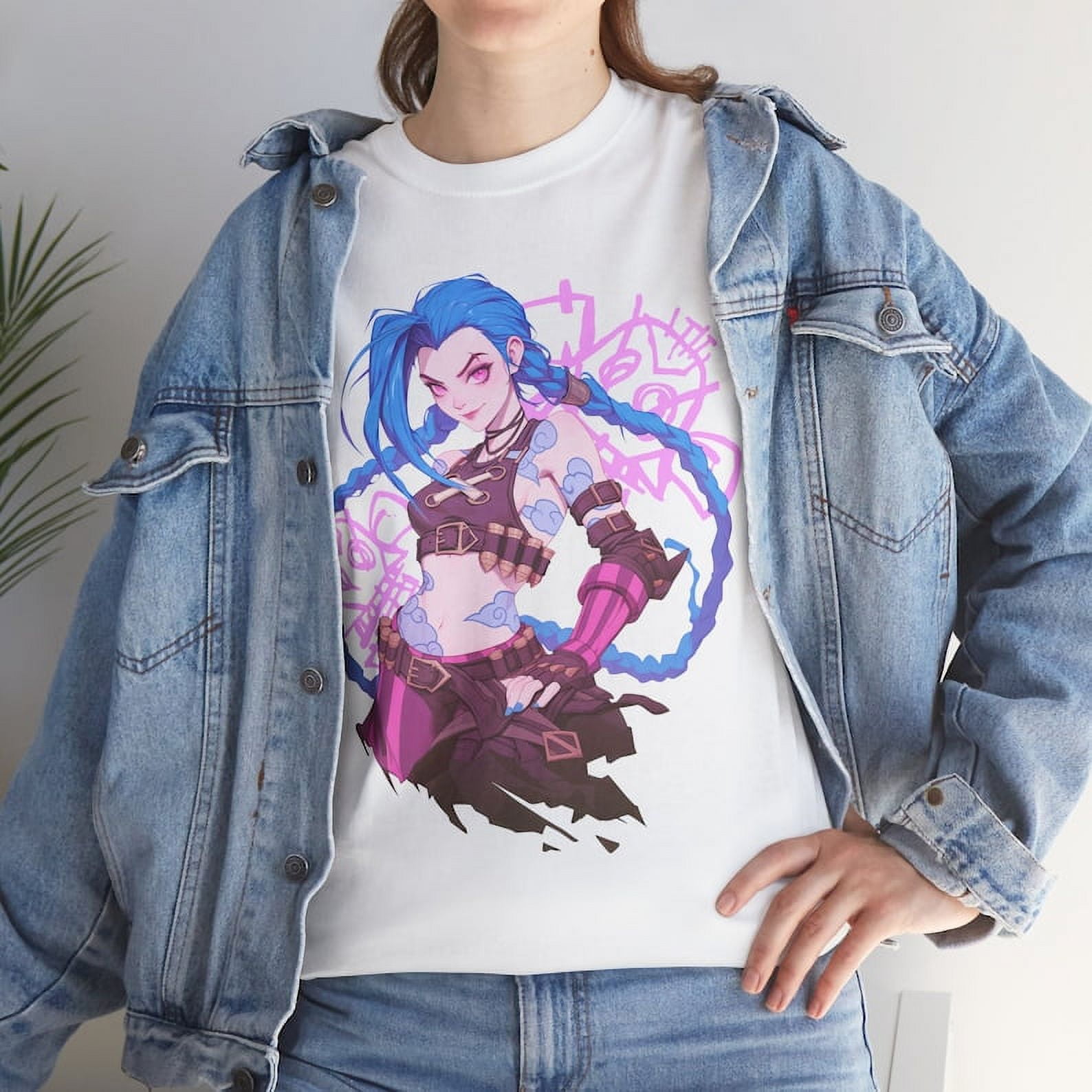 JINX ARCANE T Shirt League Of Legends Gifts for Gamers Jinx League of ...