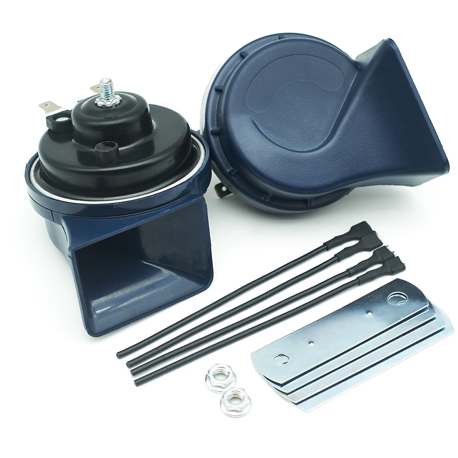 JINXIAOW Car Horn 12V Super Loud Electric Waterproof High Low Daul Tone ...