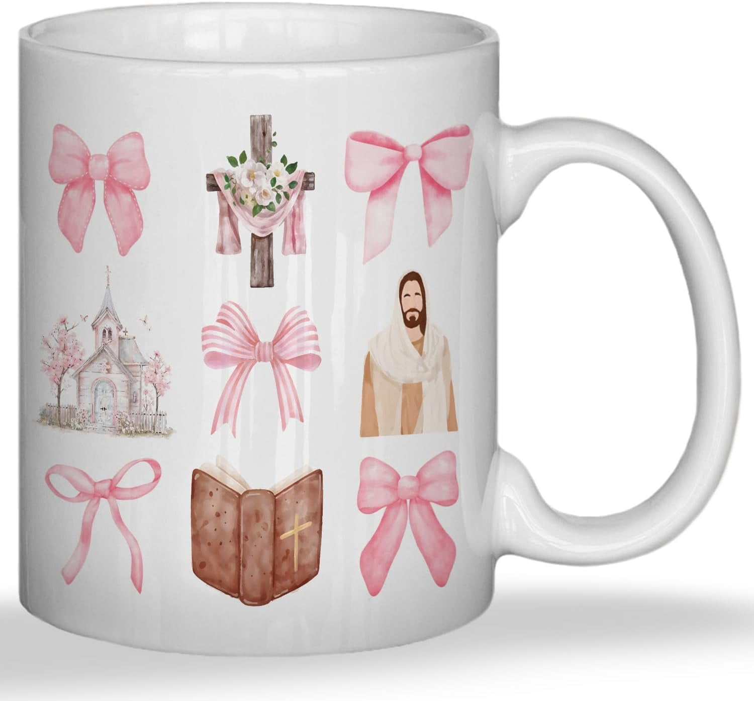 JINYO Funny Jesus Mug, He is Rizzin Christian Easter Coffee Cup ...