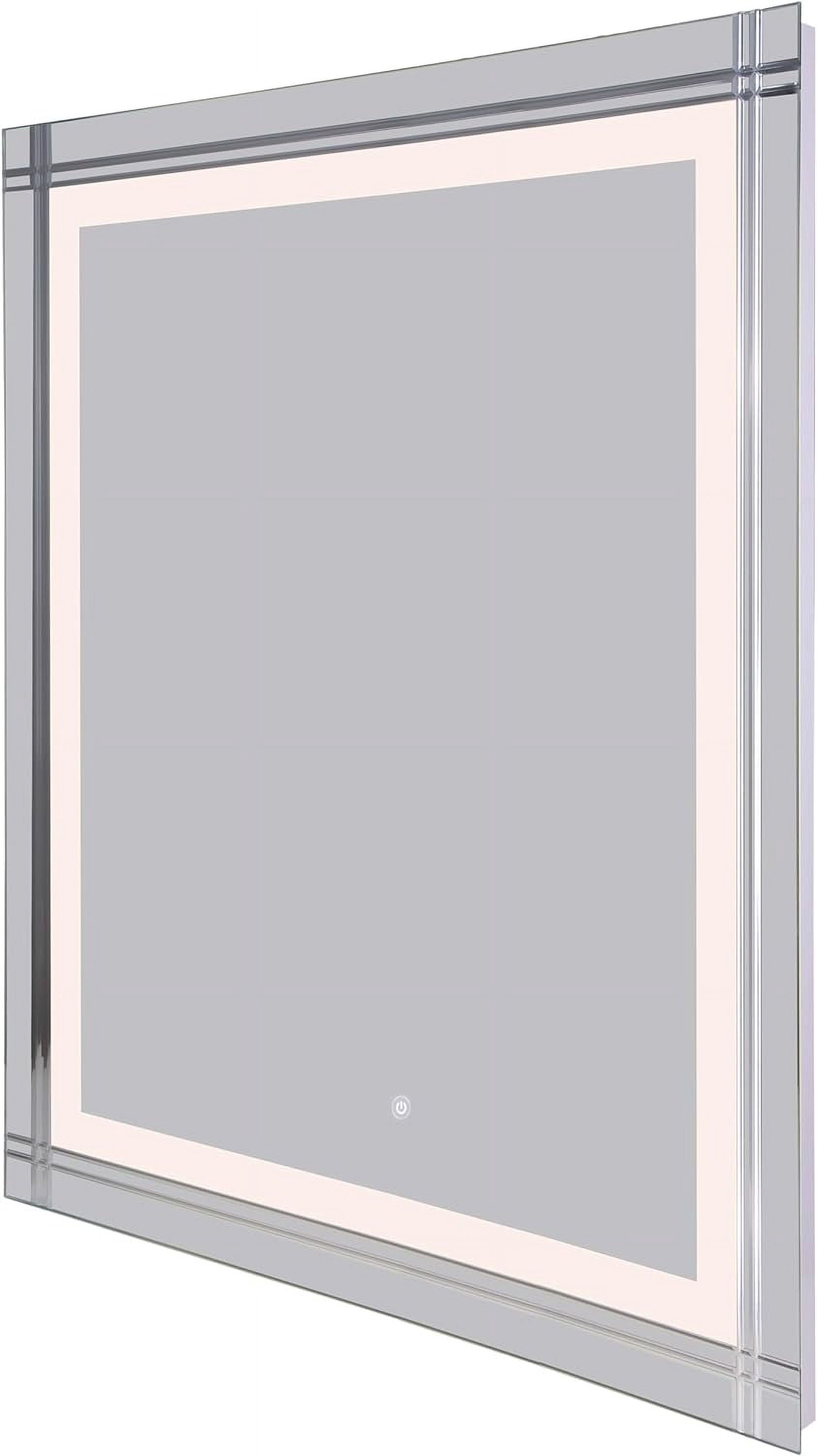 JINYU 36x42-Inch LED Bathroom Mirror with Touch Switch and Built-in ...