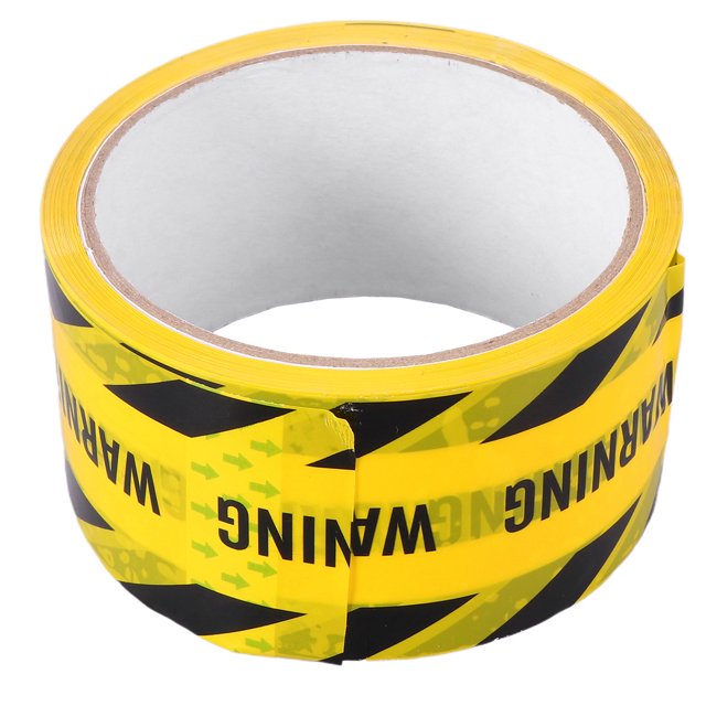 JINYUANN 1 Roll Warning Safety Tape Safe Self Adhesive Sticker Warning ...