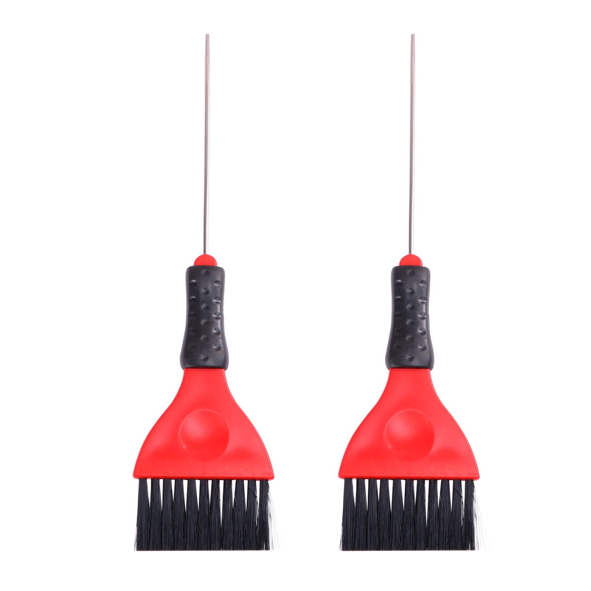 JINYUANN Set of 2 Stainless Steel Pin Tail Hair Coloring Brushes ...