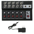 DEEPCRAFF 10-Channel Stereo Mixer with Individual Volume Control for ...