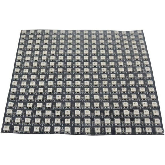 JINYUN-16x16 LED Matrix 256 Pixels WS2812B Digital Flexible LED Panel ...