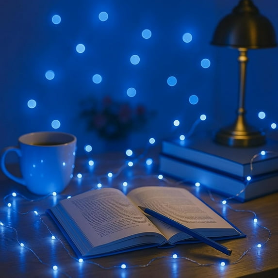 JINYUN-2 Pack Total 200 LED Fairy Lights Battery Operated String Lights ...