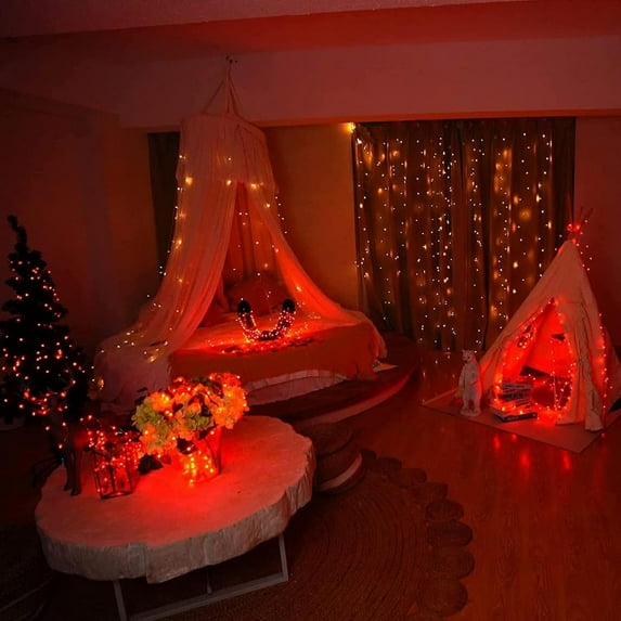 JINYUN-2 Pack Total 200 LED Fairy Lights Battery Operated String Lights ...