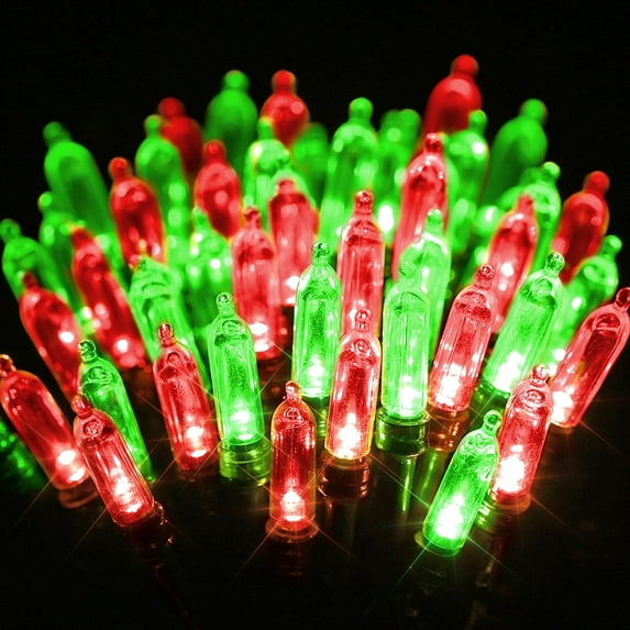 JINYUN-Battery Christmas Lights, 2Pack Total 66ft 200 LED Christmas ...