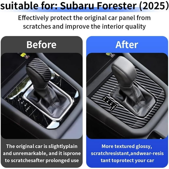 JINYUN-Car Central Control Gear Shift Panel Trim Cover for Subaru ...